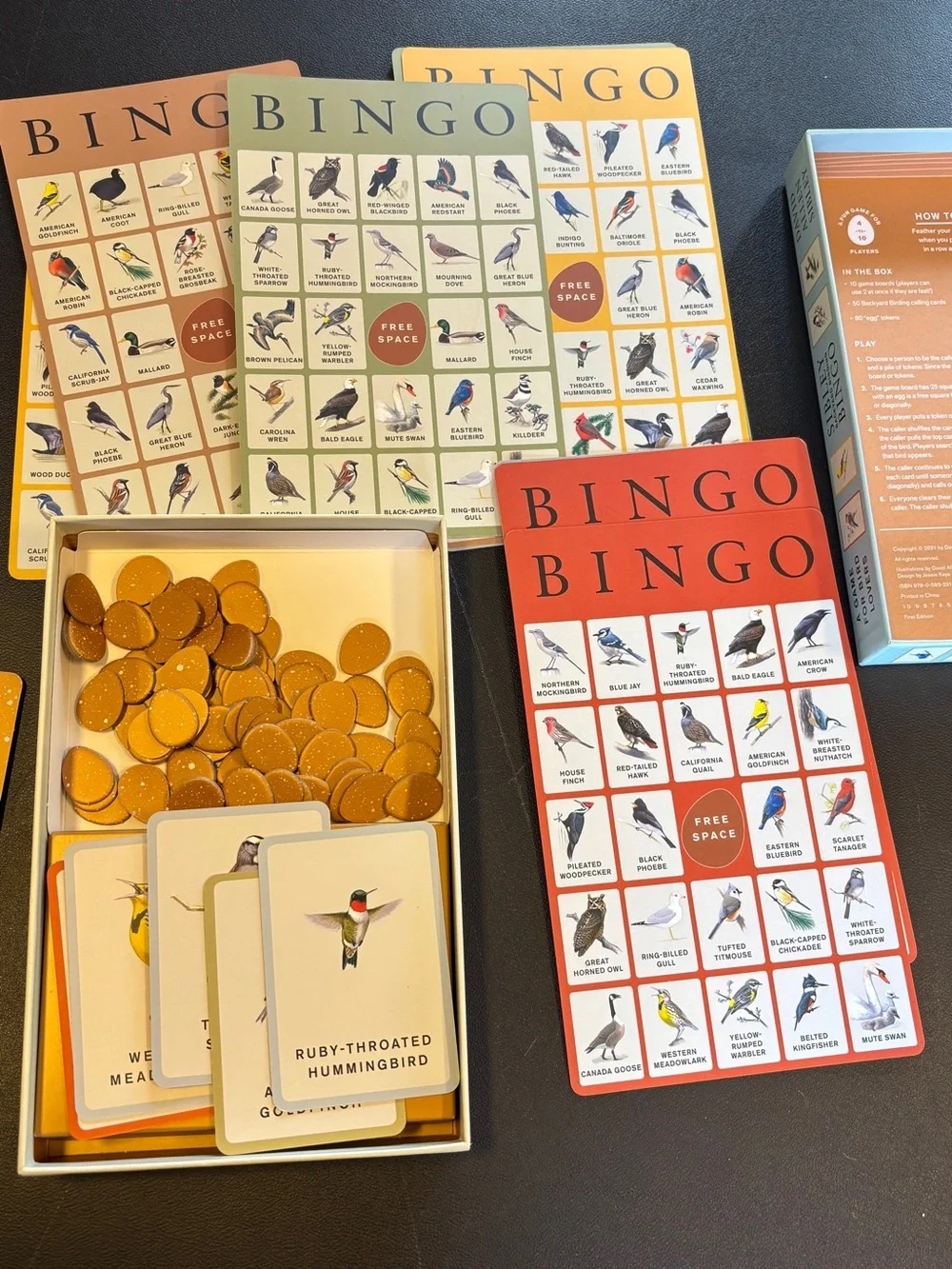 Games | Sibley Backyard Birding Bingo A Game For Bird Lovers Board ...